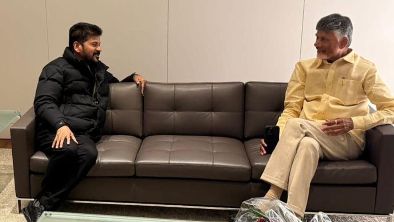 Davos world economic forum : జ్యూరిచ్‌లో ఇద్దరు సీఎంల ఆత్మీయ కలయిక ...