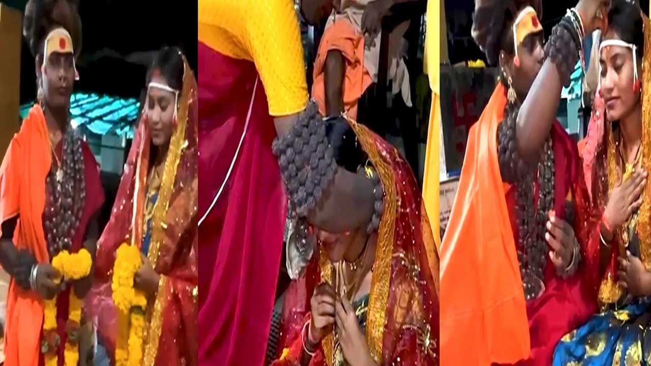 Aghori Marries Varshini : వర్షిణి మెడలా తాళి కట్టిన అఘోరీ.. వీడియోలు ...