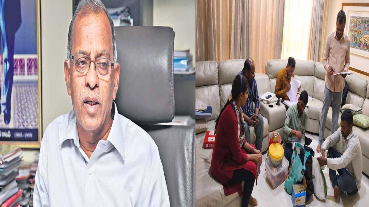 ACB Raids : కాళేశ్వరం మాజీ ఈఎన్‌సీ మురళీధర్ రావు ఇంట్లో ఏసీబీ సోదాలు ...